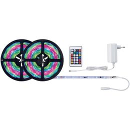 Paulmann LED-Streifen &raquo;FN SimpLED Strip Set 10m Motion RGB&laquo; 17W, 230/12V, DC, Wei&szlig; Kunststoff wei&szlig; Gesamtl&auml;nge 11,2m