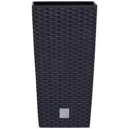 Prosperplast Blumentopf &raquo;Rato Square 400&laquo; BxTxH: 40x40x75 cm grau Kunststoff B/H/T: 40cm x 75cm x 40cm