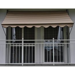 Angerer Klemmmarkise beige, Ausfall: 150 cm, versch. Breiten beige Polyacryl 250cm, 150cm