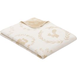 s.Oliver Junior Kinderdecke &raquo;Waldtiere&laquo; mit s&uuml;&szlig;en Waldtieren beige Baumwolle, Polyacryl, Polyester B/L: 75cm x 100cm