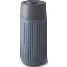 black+blum Coffee-to-go-Becher &raquo;To-Go B&laquo; purer Kaffeegenuss, 340 ml grau Glas, Kunststoff &Oslash; 7cm x 17cm, 340ml