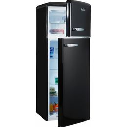 Amica K&uuml;hl-/Gefrierkombination &raquo;KGC 15634 S&laquo; 144 cm hoch 55 cm breit schwarz