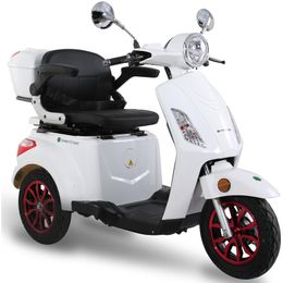 GreenStreet Elektromobil &raquo;E-Mover&laquo; 800 W 25 km/h inkl. Topcase wei&szlig; StVZO-Zulassung