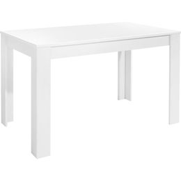 ByLiving Esstisch &raquo;Nepal&laquo;, Breite 80/ 90/ 120 oder 140 cm, verschiedene Ausf&uuml;hrungen erh&auml;ltlich wei&szlig; B/H/T: 120cm x 75cm x 80cm