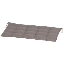 siena GARDEN Bankauflage &raquo;ATRIA, 120 cm&laquo; Dessin Uni, aus 100% recyceltem Polyester, in verschiedenen Farben grau Polyester B/H/T: 48cm x 6cm x 120cm