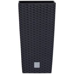 Prosperplast Pflanzk&uuml;bel &raquo;Rato square&laquo; BxTxH: 20x20x37,6 cm grau Kunststoff B/H/T: 37,6cm x 20cm