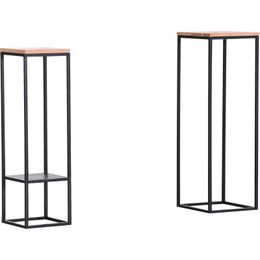 GUTMANN FACTORY Beistelltisch &raquo;Porto&laquo; schwarz B/H/T: 31cm x 91cm x 31cm