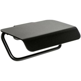 Sanotechnik Toilettenpapierhalter schwarz Aluminium matt