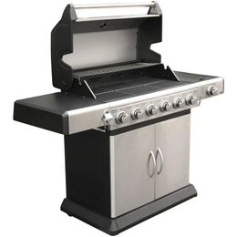 El Fuego Gasgrill &raquo;Deluxe&laquo; BxTxH: 148x56x112 cm silber