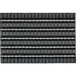 Astra Fu&szlig;matte &raquo;Poly Brush 250&laquo; rechteckig 14 mm H&ouml;he Schmutzfangmatte, In -und Outdoor geeignet schwarz Kunstfaser B : 40cm 1 Stk., 14mm, L: 60cm