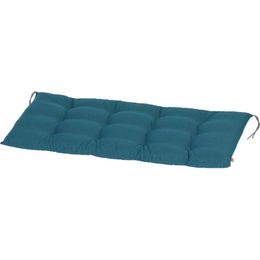 siena GARDEN Bankauflage &raquo;ATRIA, 120 cm&laquo; Dessin Uni, aus 100% recyceltem Polyester, in verschiedenen Farben blau Polyester B/H/T: 48cm x 6cm x 120cm