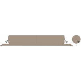 BENT Nackenrolle &raquo;Zip-XL Lounger&laquo; beige Polyester B/H/L: 30cm x 30cm x 190cm