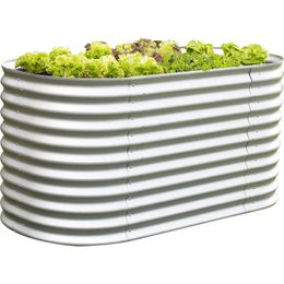 Vitavia Hochbeet &raquo;Terra 858&laquo; BxTxH: 82x162x86 cm silber B/H/T: 82,1cm x 85,8cm x 162,1cm