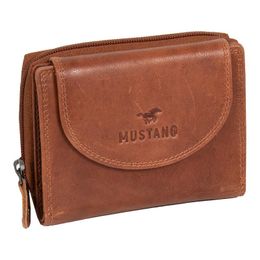 Mustang Unisex Mustang Geldb&ouml;rse &raquo;Udine leather wallet top opening&laquo; im praktischen Format braun