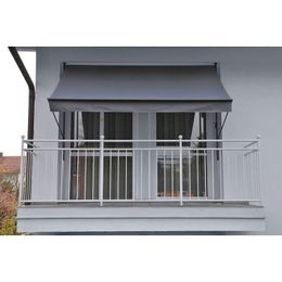 Angerer Klemmmarkise grau, Ausfall: 150 cm, versch. Breiten grau Polyacryl 400cm, 150cm