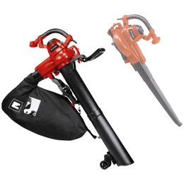 Einhell Elektro-Laubsauger &raquo;GC-EL 3000 E&laquo; 300 km/h Blasgeschwindigkeit rot Kunststoff Inkl. einem breiten Saugrohr und einem schmalen Blasrohr