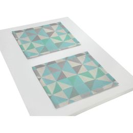 Adam Platzset &raquo;Bio Bel&laquo; blau Obermaterial: 100% Baumwolle B/L: 30cm x 40cm, 2 Stk., Bio-Baumwolle