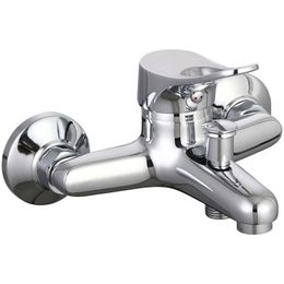 EISL&reg; Waschtischarmatur &raquo;Verona&laquo; Mischbatterie Badewanne, Wasserhahn Bad, Wannenarmatur in Chrom silber B/H/T: 17cm x 10,6cm Waschtischarmatur