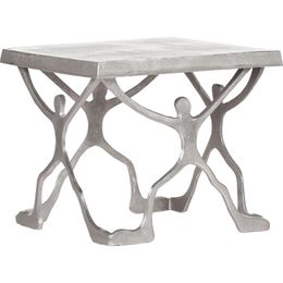 GUTMANN FACTORY Beistelltisch &raquo;Mix&Match&laquo; im Vintage-Look grau B/H/T: 50cm x 50cm x 43cm