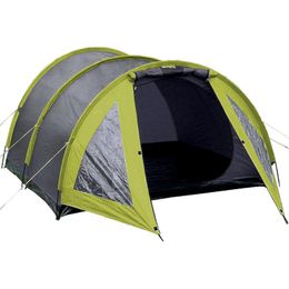 EXPLORER Tunnelzelt &raquo;Mallorca 3&laquo; 3 Personen grau B/H/L: 210cm x 120cm x 295cm Tunnelzelt