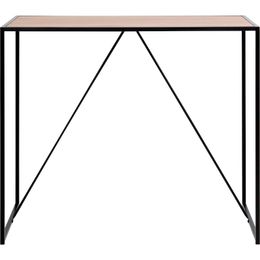 ACTONA GROUP Bartisch mit schmalem Metallfu&szlig;, Breite 120 cm, in weiteren Variationen schwarz B/H/T: 120cm x 105cm x 60cm