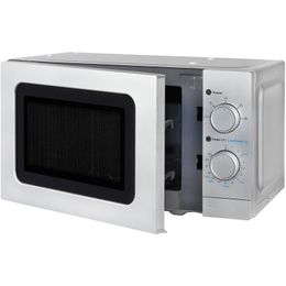 Exquisit Mikrowelle &raquo;WP 700 J17-3 si&laquo; Mikrowelle 700 W silber Einheitsgr&ouml;&szlig;e Mikrowelle