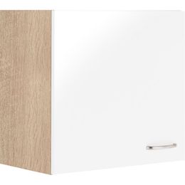 Optifit H&auml;ngeschrank &raquo;Parare&laquo; Breite 60 cm wei&szlig; eichefarben, B/H/T: 60cm x 57,6cm x 34,6cm, T&uuml;ren: 1 Stk.