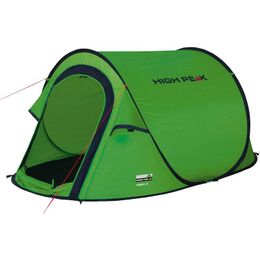 High Peak Wurfzelt &raquo;Vision 2&laquo; 2 Personen Set, mit Transporttasche gr&uuml;n B/H/L: 140cm x 100cm x 235cm Wurfzelt