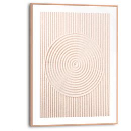 Reinders Poster &raquo;Sandkreise&laquo; beige MDF B/H/T: 30cm x 40cm x 1,6cm