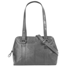 SPIKES & SPARROW Spikes & Sparrow Damen Henkeltasche echt Leder schwarz