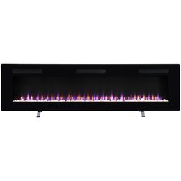 Dimplex Elektrokamin &raquo;Sierra 72"&laquo; schwarz,mit Heizung, Fernbedienung, App, Optiflame Flammeneffekt schwarz