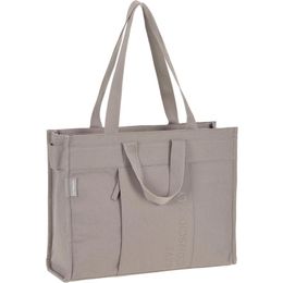 L&auml;ssig L&Auml;SSIG Wickeltasche &raquo;Green Label, Tote Up Bag, taupe&laquo; grau B/H/T: 43cm x 32cm x 13cm Wickeltasche