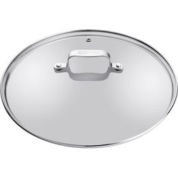 Tefal Deckel &raquo;Jamie Oliver B89987&laquo; &Oslash; 28 cm, Dampfauslass, &Uuml;berlaufschutz silber Edelstahl, Glas &Oslash; 28cm