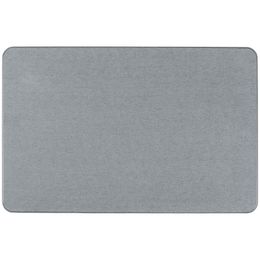 Wenko Badematte &raquo;Simi&laquo; H&ouml;he 12 mm BxL: 39x60 cm grau rechteckig (39cm x 60cm ), 1 Stk.
