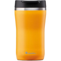 Aladdin Coffee-to-go-Becher &raquo;Barista Caf&eacute;&laquo; 2,5 Stunden hei&szlig; & 4,5 Stunden kalt, auslaufsicher, 250 ml gelb Edelstahl, Kunststoff &Oslash; 7cm x 14cm, 250ml