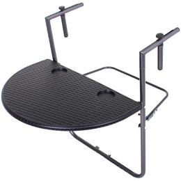 Garden Pleasure Gartentisch &raquo;VENTANA&laquo; schwarz B/H/T: 36cm x 39,5cm x 83cm