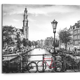 Reinders Deco-Panel &raquo;Die Grachten von Amsterdam&laquo; schwarz Holzwerkstoff B/H/T: 50cm x 40cm x 2cm