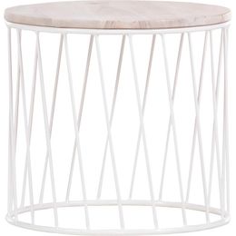 GUTMANN FACTORY Beistelltisch &raquo;Ivory&laquo; beige B/H/T: 42cm x 40cm x 42cm