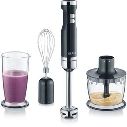 Graef Stabmixer &raquo;HB 502&laquo; 800 W schwarz Einheitsgr&ouml;&szlig;e Stabmixer