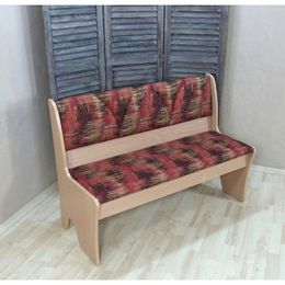 Home Affaire Polsterbank &raquo;Halle&laquo; Breite 120 cm orange Anschauungsmaterial Clean-Active beiliegend;Clean Active Strukturstoff (100% Polyester) B/H/T: 