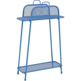 Garden Pleasure Regal &raquo;Shelfo&laquo; Metall, 65,5x27x105,5 cm, blau blau Metall