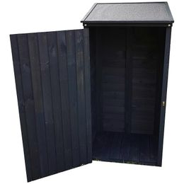 Promadino Garten-Ger&auml;teschrank &raquo;Speyer&laquo; grau Holzwerkstoff Einheitsgr&ouml;&szlig;e