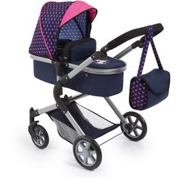 BAYER Kombi-Puppenwagen &raquo;City Neo, Blau/Pink&laquo; bunt Einheitsgr&ouml;&szlig;e Kombi-Puppenwagen