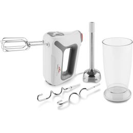 2THETA eta Handmixer &raquo;LENTO Set ETA105190000&laquo; 550 W DC Motor, 4 Geschwindigkeiten, leiser Betrieb, praktisches Zubeh&ouml;r grau Einheitsgr&ouml;&szlig;e Handmixer