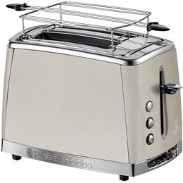 Russell Hobbs Toaster &raquo;Luna Stone 26970-56&laquo; 2 Schlitze f&uuml;r 2 Scheiben 1550 W beige Einheitsgr&ouml;&szlig;e Toaster