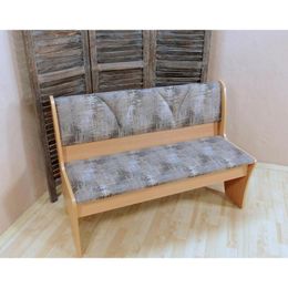 Home Affaire Polsterbank &raquo;Halle&laquo; Breite 120 cm braun Anschauungsmaterial Clean-Active beiliegend;Clean Active Strukturstoff (100% Polyester) B/H/T: 