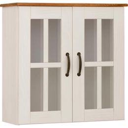 Home Affaire H&auml;ngeschrank &raquo;Rodby&laquo; FSC -zertifiziertes Massivholz, Griffe Metall, Breite 60cm, H&ouml;he 60cm wei&szlig; Massivholz