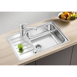 Blanco K&uuml;chensp&uuml;le &raquo;LANTOS XL 6 S-IF Compact&laquo; silber Edelstahl beidseitig