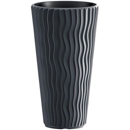 Prosperplast Pflanzk&uuml;bel &raquo;Sandy Slim&laquo; &Oslash;xH: 39x70,8 cm grau Kunststoff &Oslash; 39cm