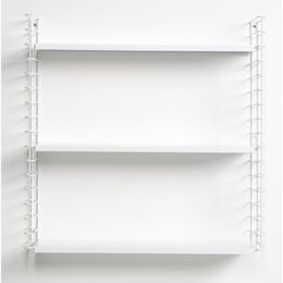 Metaltex Wandregal &raquo;Tomado&laquo; Seitengitter schwarz wei&szlig; B/H/T: 70cm x 68cm x 21cm